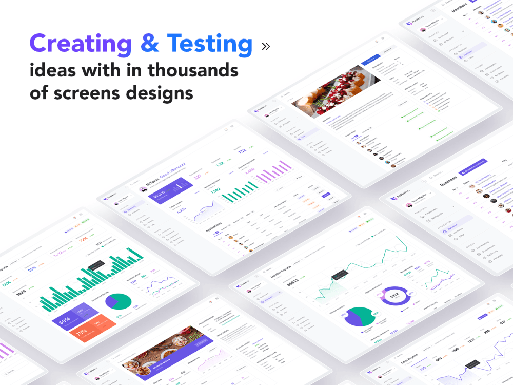 Web application dashboard UI Design (SAAS, admin panel, portal) Figma ...