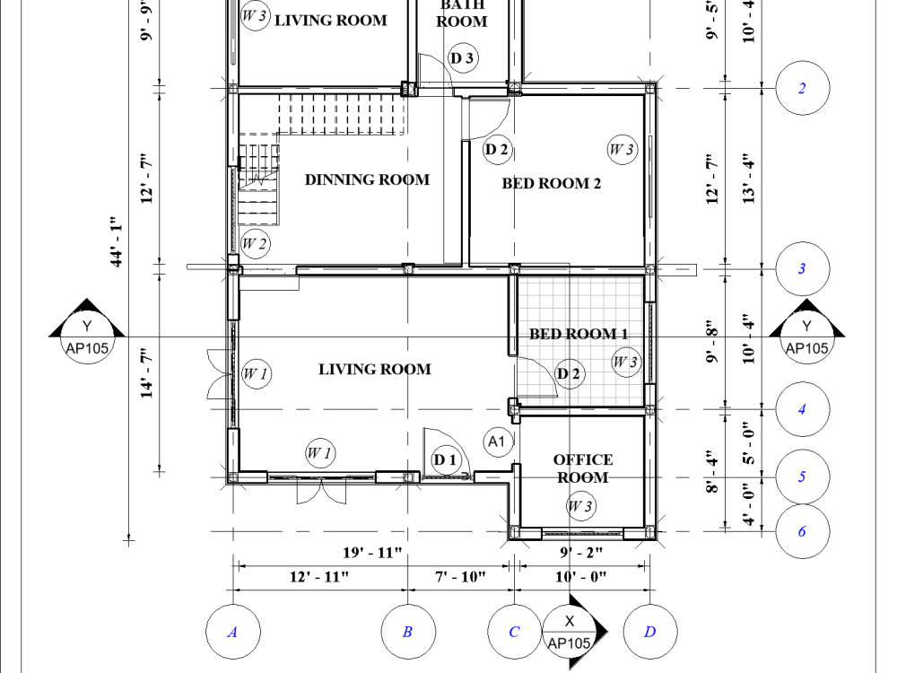 2D drawing and floor plan from Images, Hand sketches, PDF in Revit | Upwork