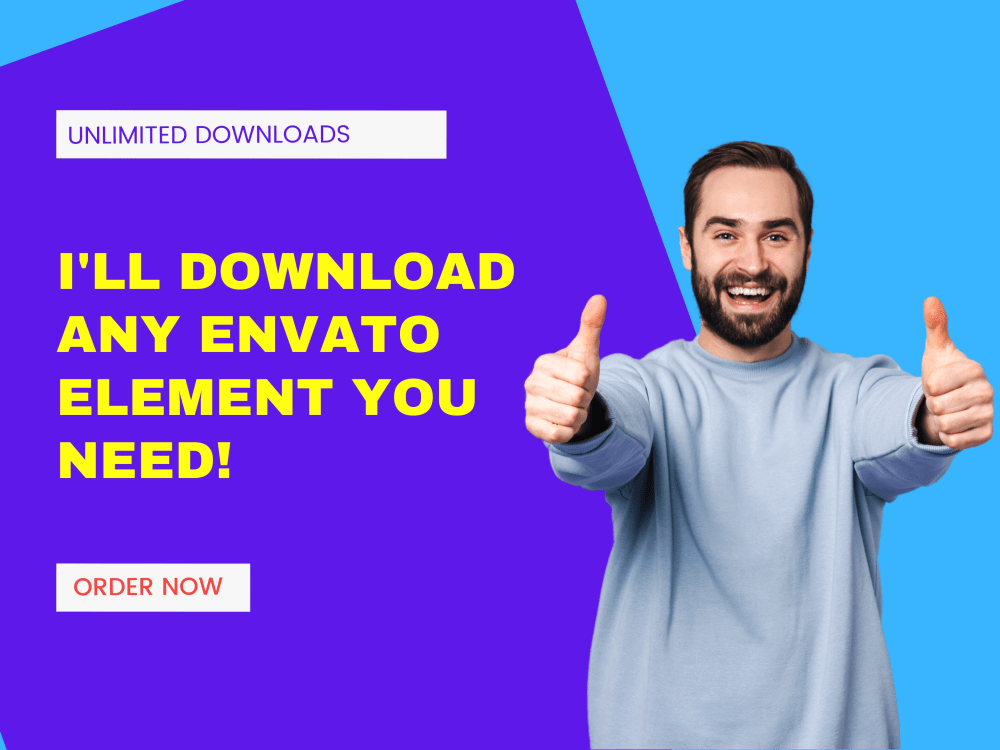 Any envato element you need | Upwork