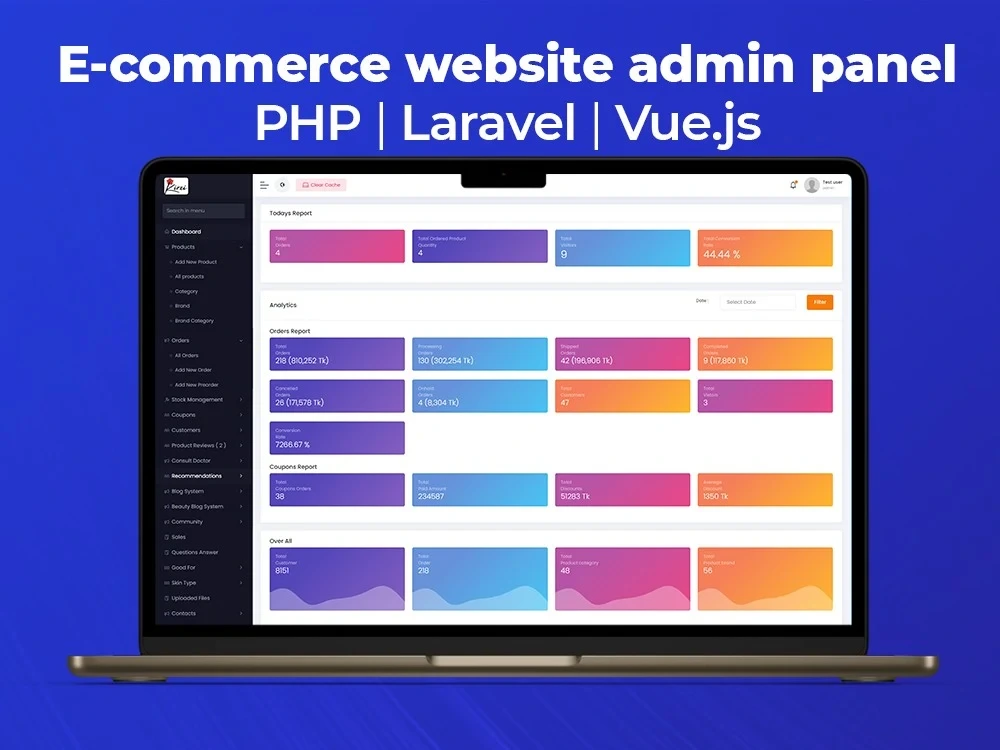 An eCommerce website with Admin Panel and APIs for the front end. | Upwork
