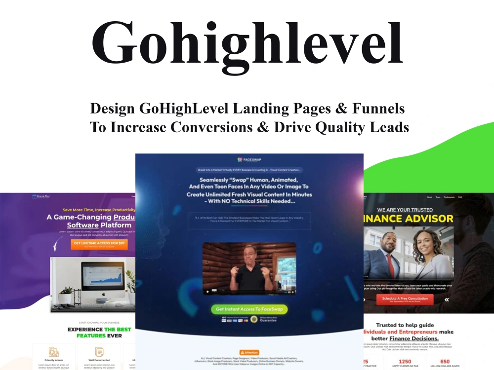 GoHighLevel Landing Pages & Funnels To Increase Conversions | Upwork