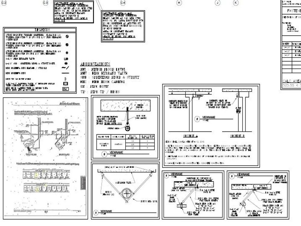 Complete 2D Fire Sprinkler Design as per NFPA 13, 13R, 13D | Upwork