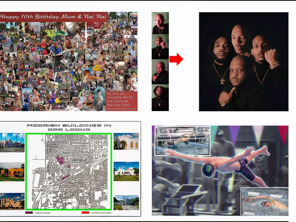 Amazing photo collage of desired style | Upwork