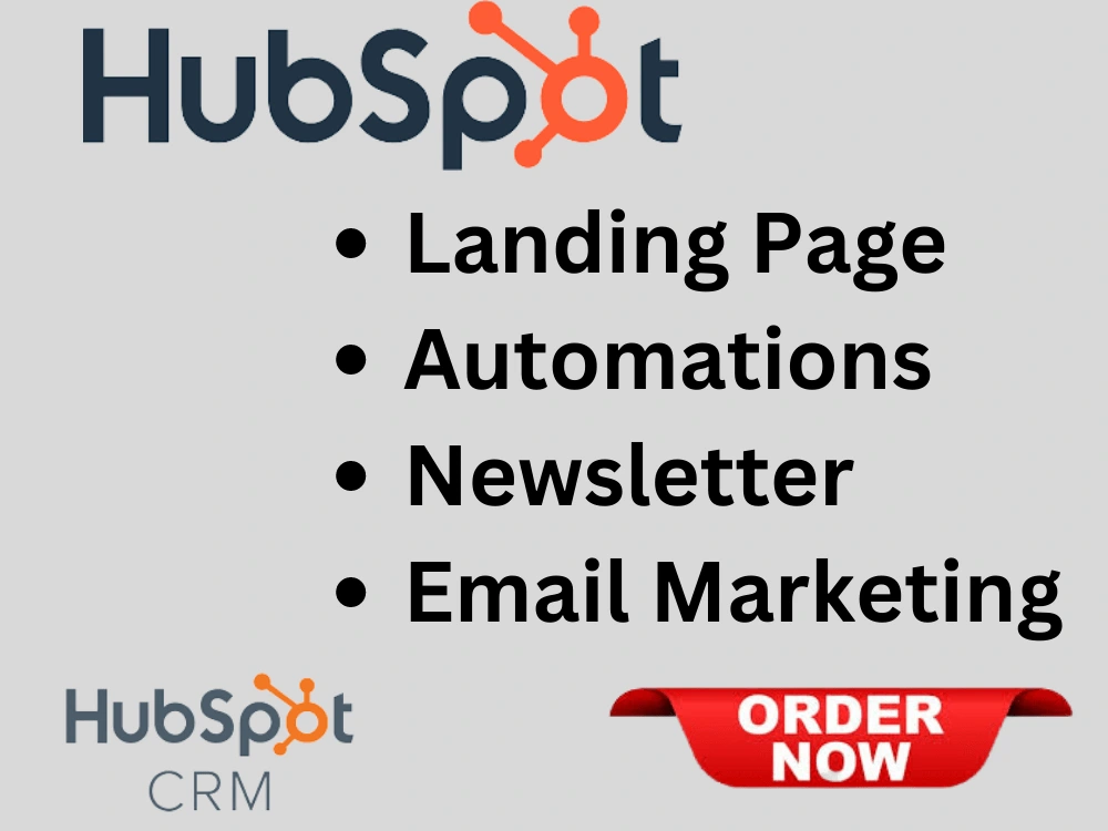 HubSpot CRM workflows, landing pages,Hubspot automation | Upwork