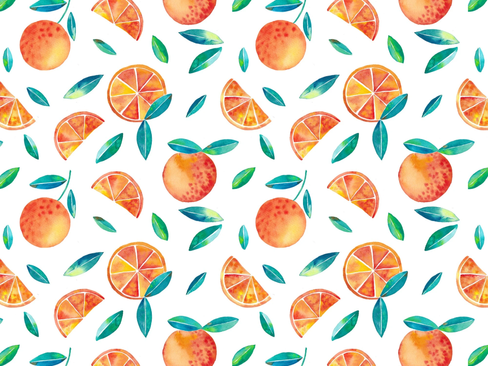 A unique hand drawn watercolor seamless pattern | Upwork
