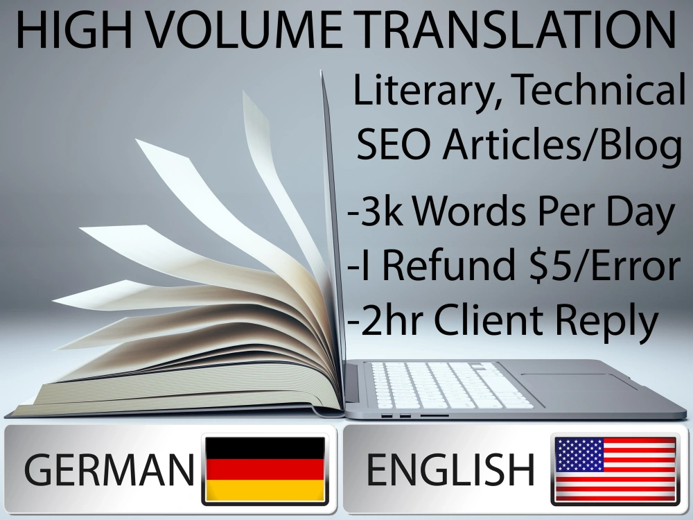 Rapid translation for your book or high-volume project by US English ...