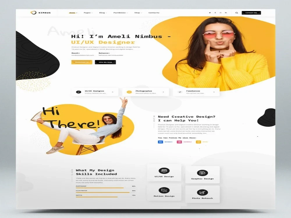 A fantastic website design with WordPress | Upwork
