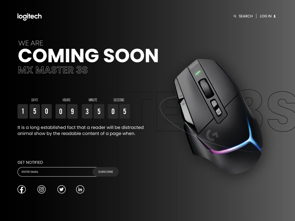 A Professional Coming Soon Page for your new website | Upwork