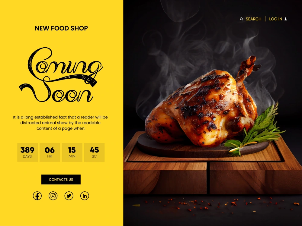 A Professional Coming Soon Page for your new website | Upwork