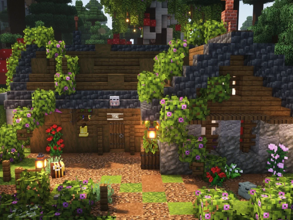 A custom landscape, structures and more! With Extra Details ...