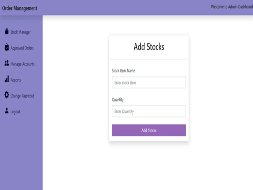 An Order Management Website | Upwork