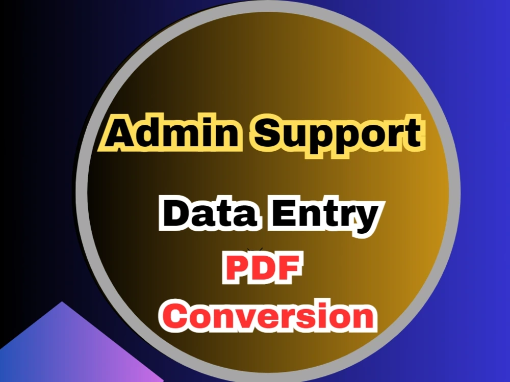 Data Entry, Web Research, Typing, Data Mining, Copy Paste, PDF Conversion | Upwork