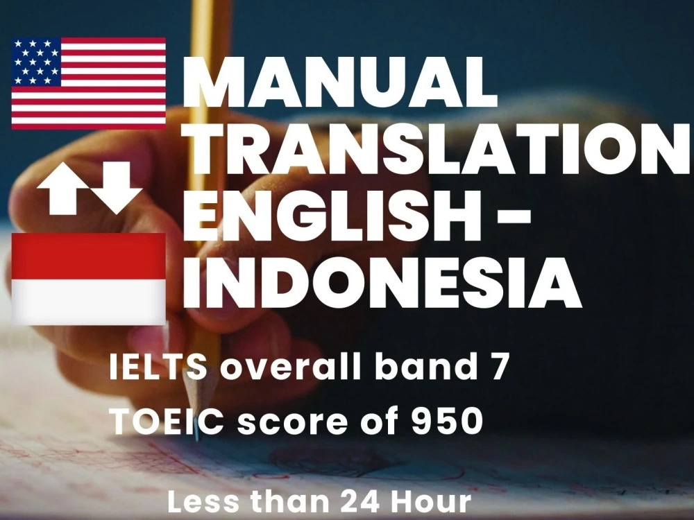 English to Indonesia Translation and vice versa | Upwork