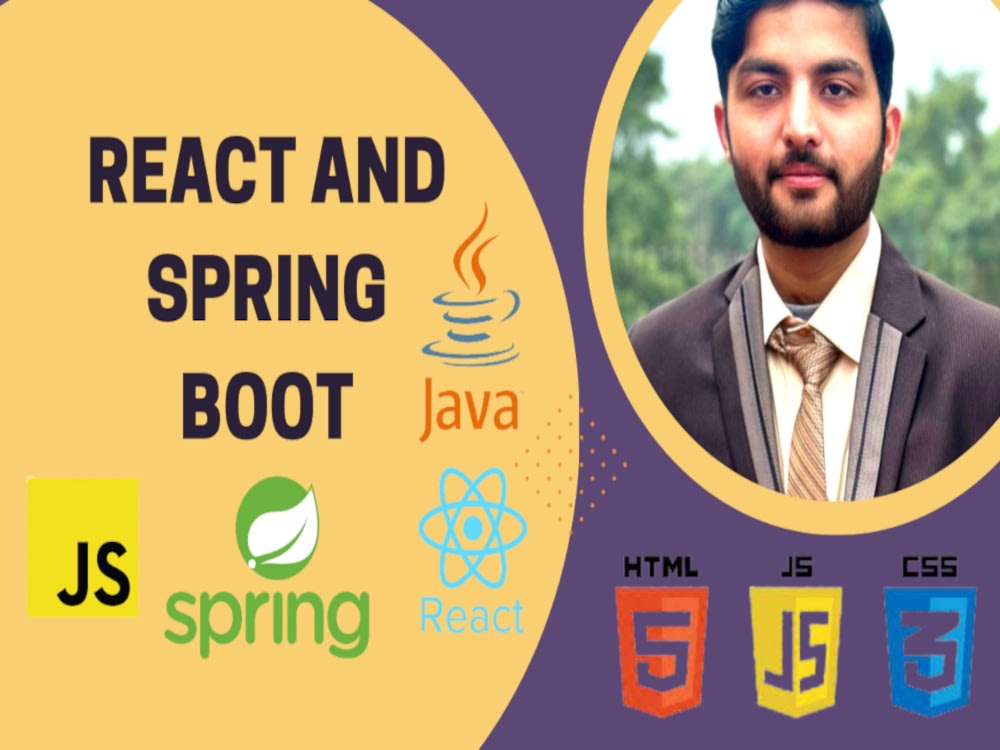A responsive web app with react and spring boot | Upwork