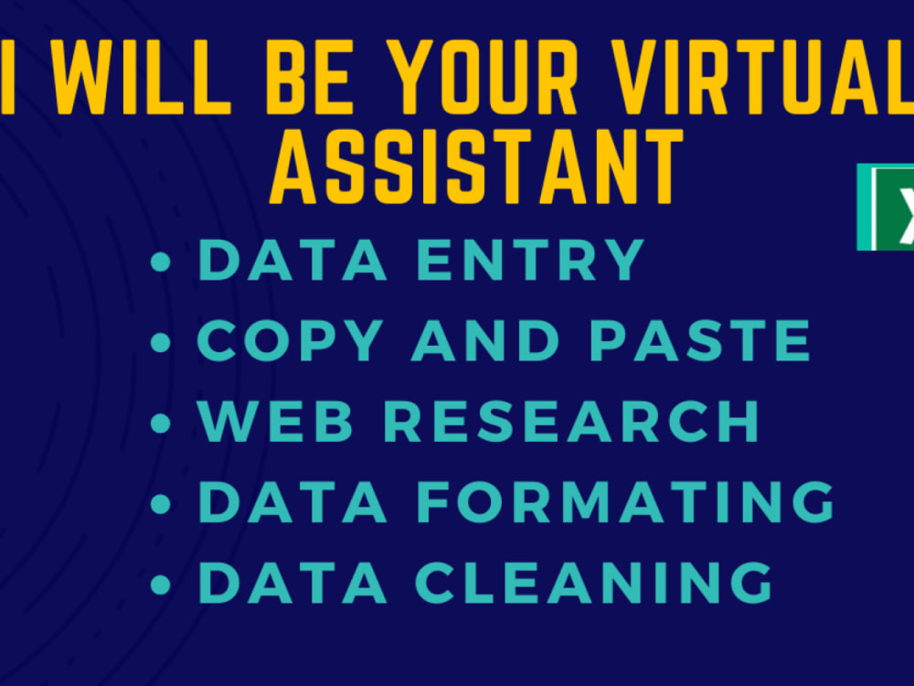 The best Virtual assistant for data entry and some virtual activities ...