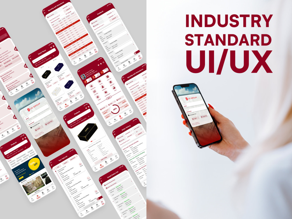 A Professional Industry Standard Creative and on Time Delivery UI/UX ...