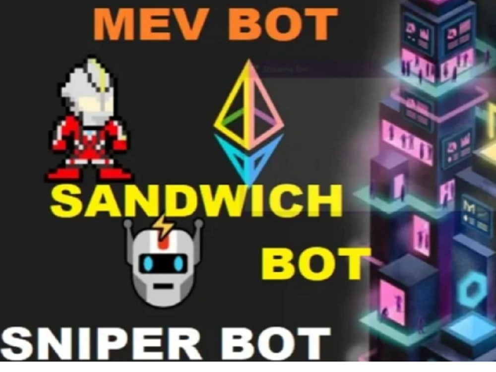 Develop mev bot sandwich bot front running bot sniper bot on eth bsc ...