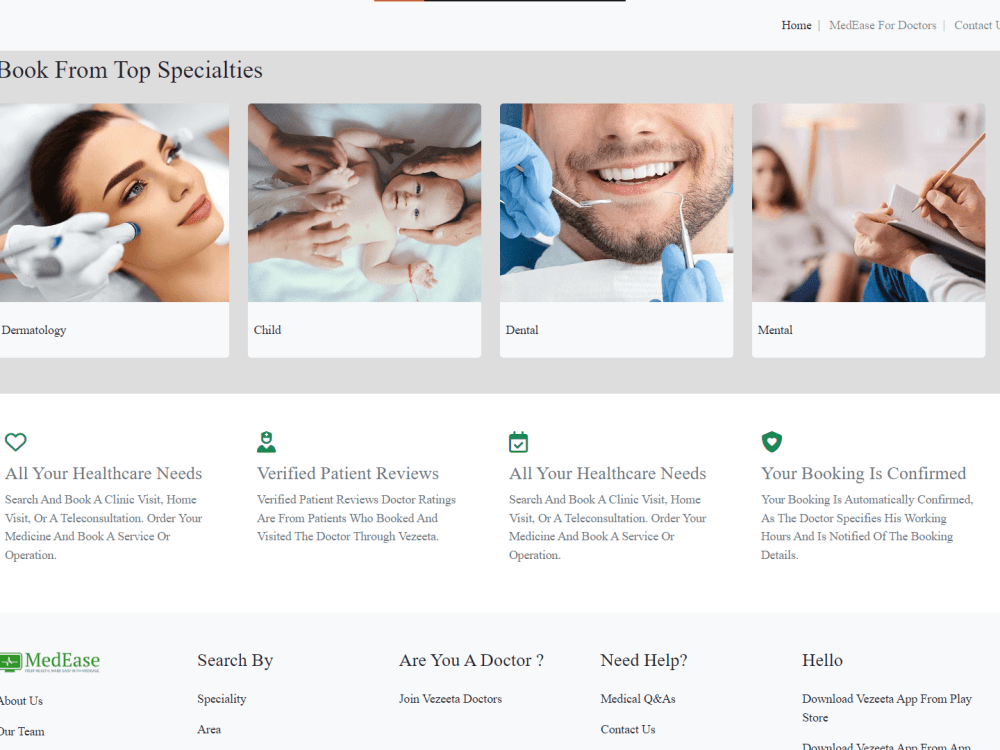 A friendly medical website | Upwork