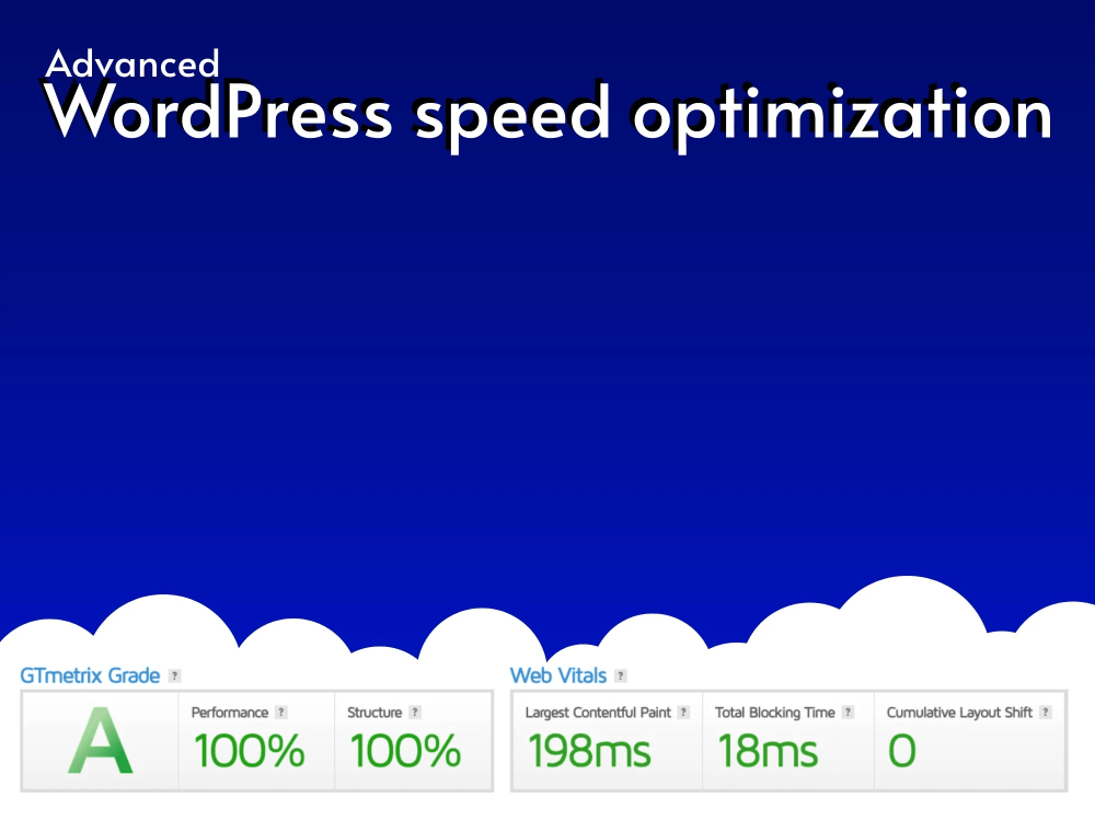 WordPress Pagespeed Optimization service | 90+ GTmetrix & Google Web Vitals | Upwork