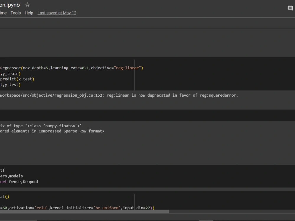 A Clearned DataFrame and apply ML/DL model with model file. | Upwork