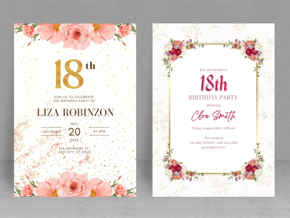 Get a unique invitation card design | Upwork