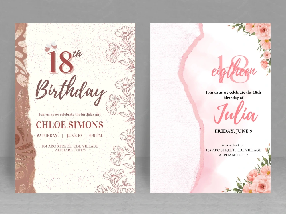 Get a unique invitation card design | Upwork