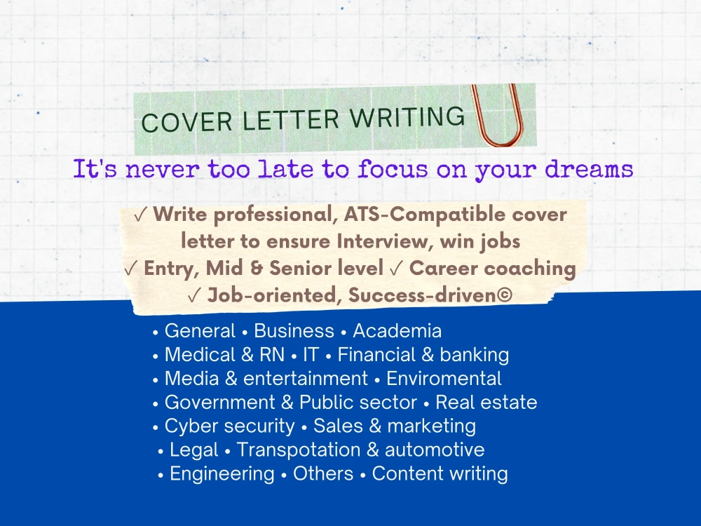 Expert cover letter writing service: Craft letters for your job ...