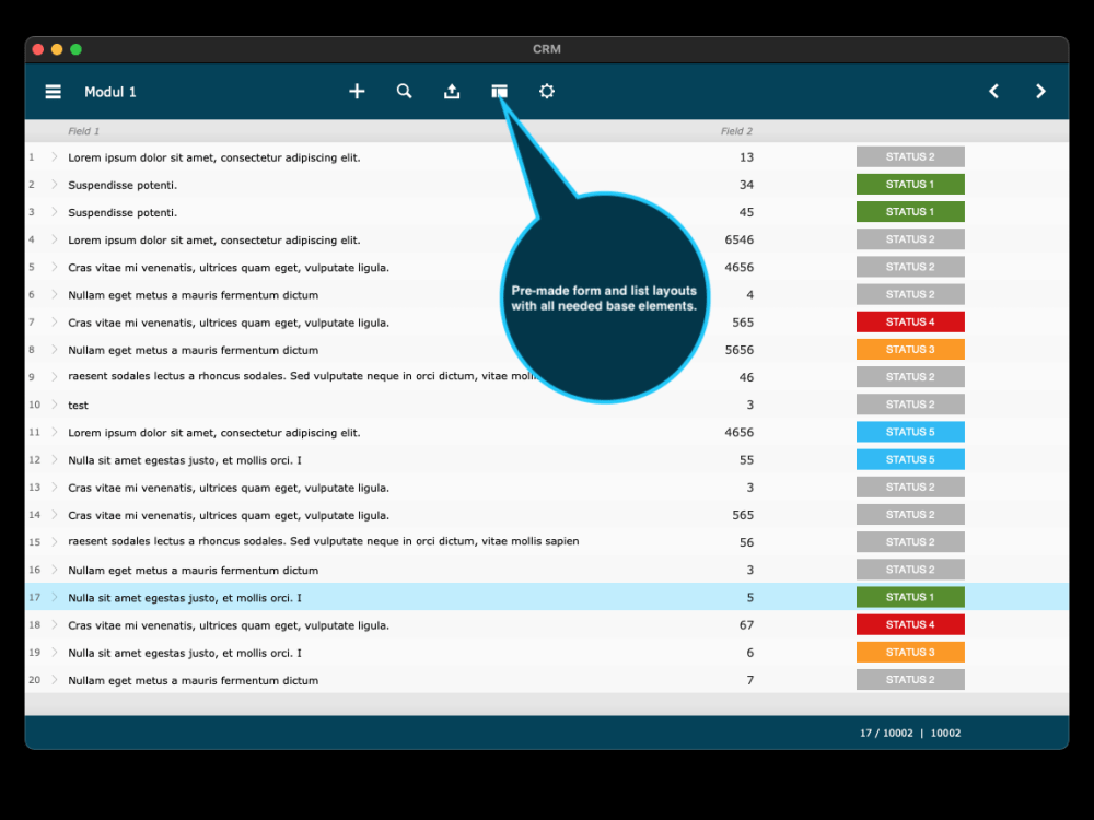Filemaker template with essential layouts, navigation, multi-language UI | Upwork