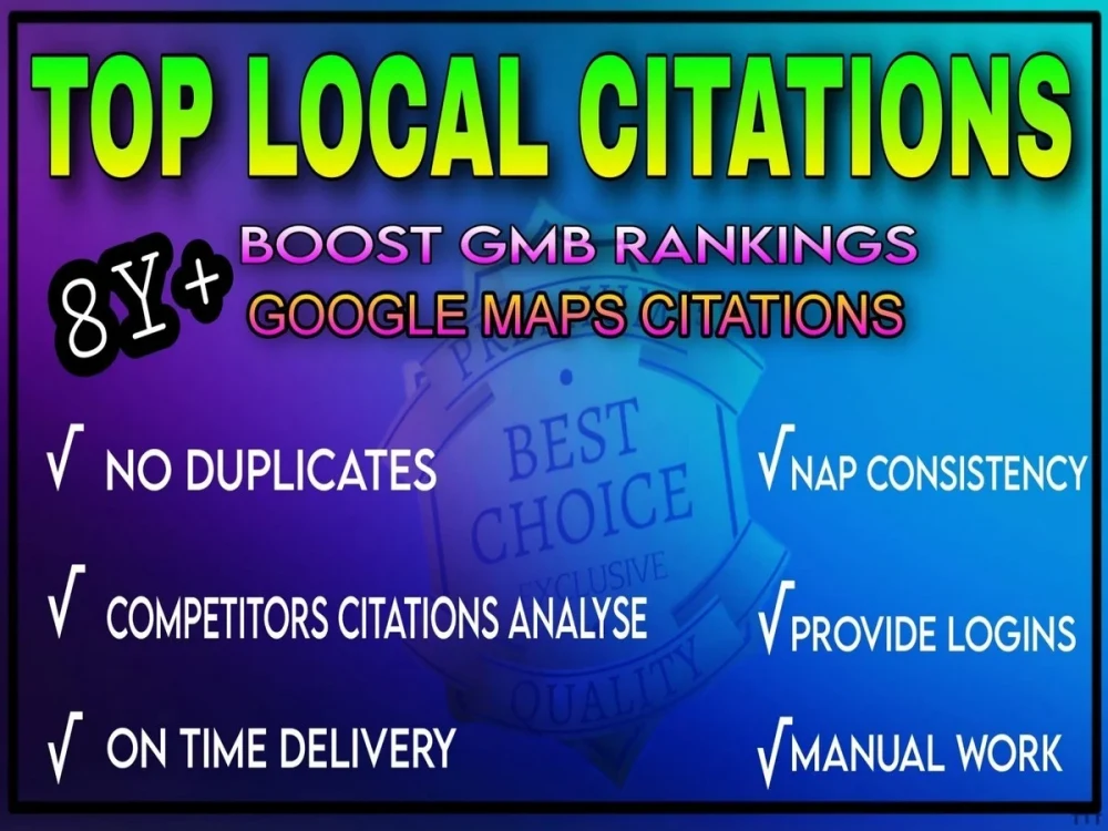 800 google map citations for local SEO | Upwork