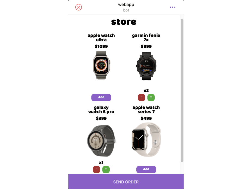 Telegram bot with Mini app and payment acceptance | Upwork