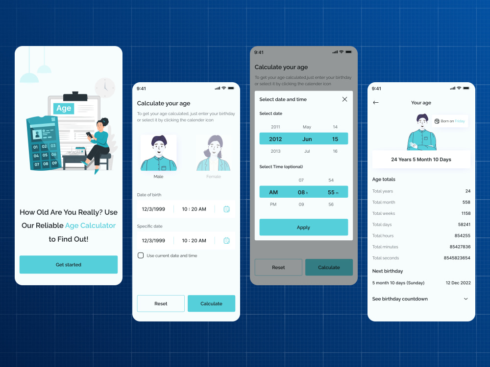 Custom mobile app design, app design, ui designer, UI UX design in ...