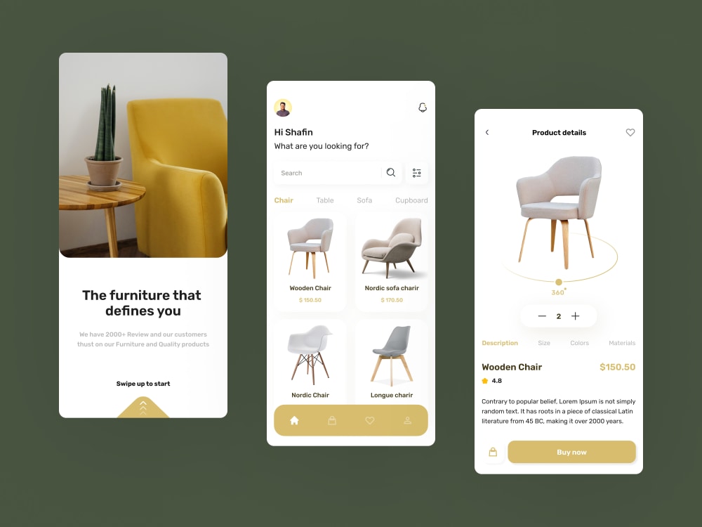 Custom mobile app design, app design, ui designer, UI UX design in ...