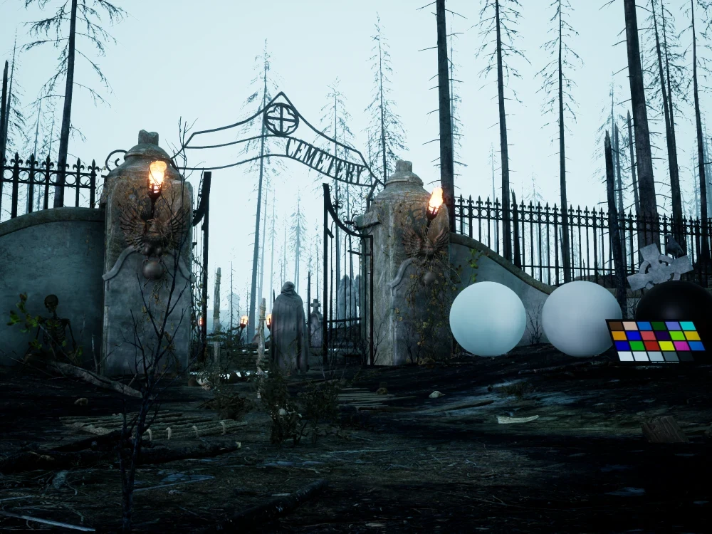 A photorealistic Unreal Engine environment. Virtual Production Ready ...