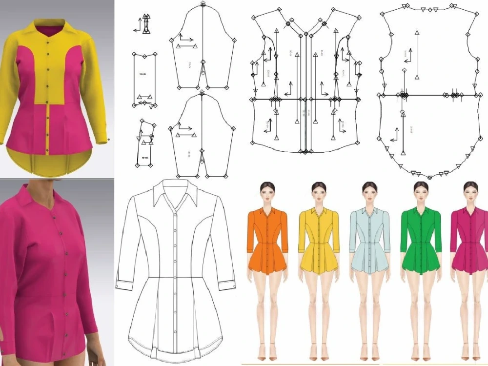 Sewing pattern maker Pattern Grading and Marker making | Upwork
