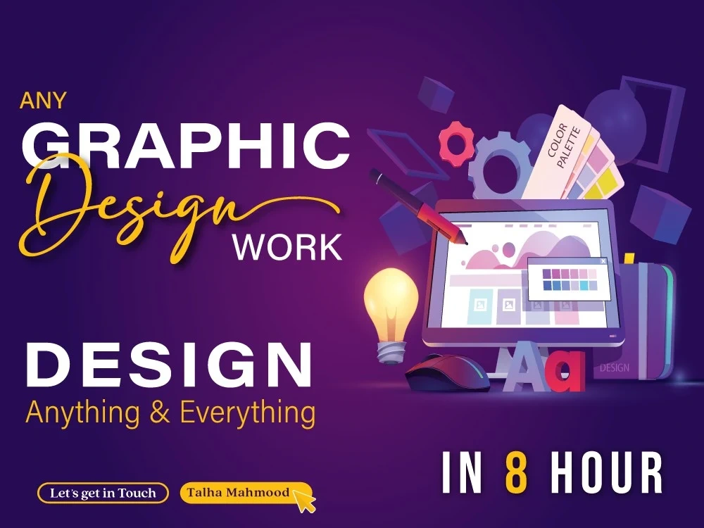 Any kind of graphics design work | Upwork