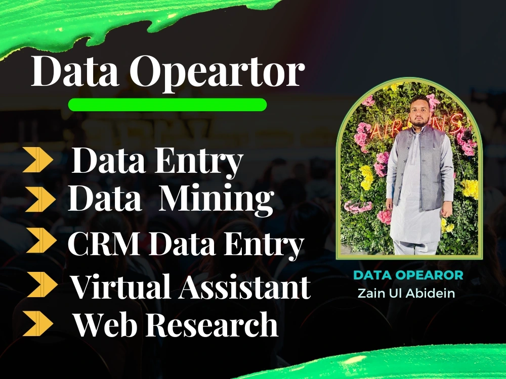 Data entry, typing, ms excel, copy-paste, Data mining Virtual Assistant | Upwork