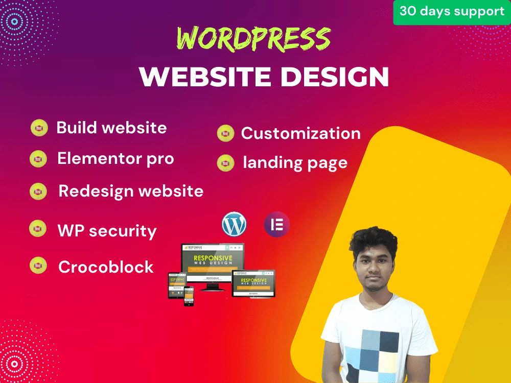 Design, redesign or revamp wordpress website with elementor pro | Upwork