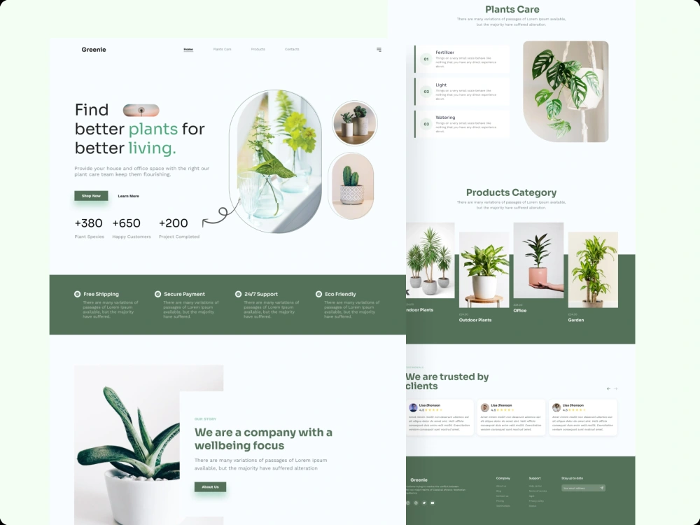Responsive landing page, website UI UX design in Figma | Upwork