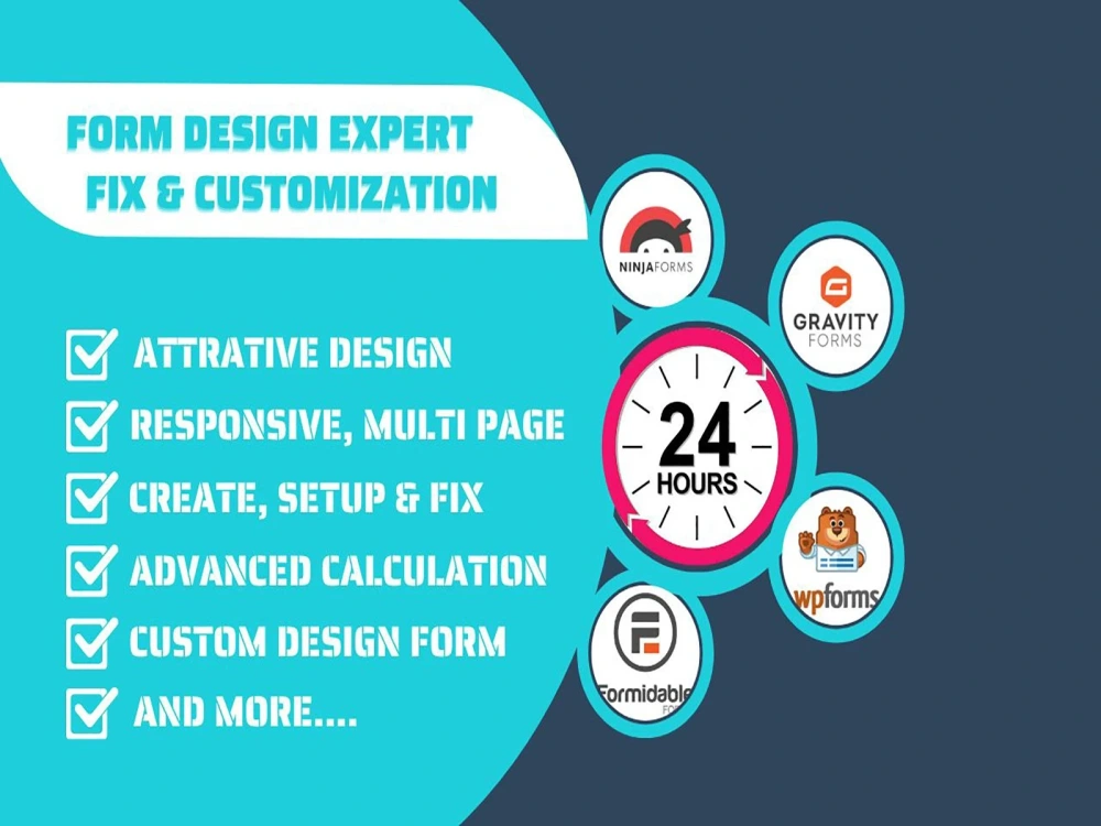 WordPress contact form 7, gravity, ninja, and wp forms Design | Upwork