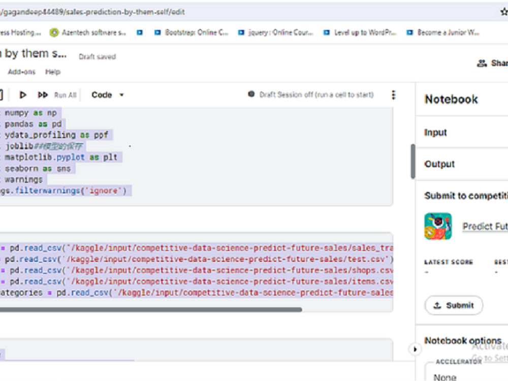 Sales Prediction by themself | Upwork