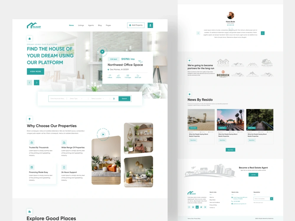 A professional landing page or homepage in Figma | Upwork