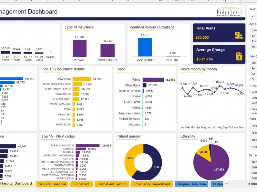 An advanced Excel Google sheet Dashboard | Upwork