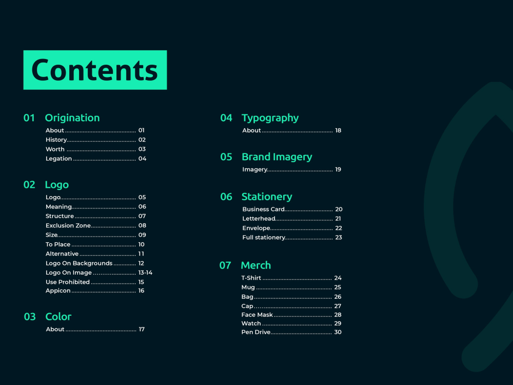 Modern brand identity guidelines/brand style guidelines for your ...