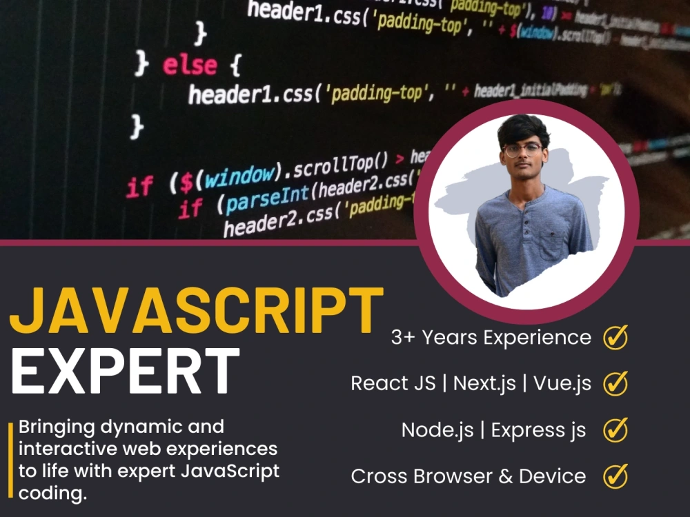 Javascript Frameworks Developer React Js Nextjs Node Js Express Js Upwork
