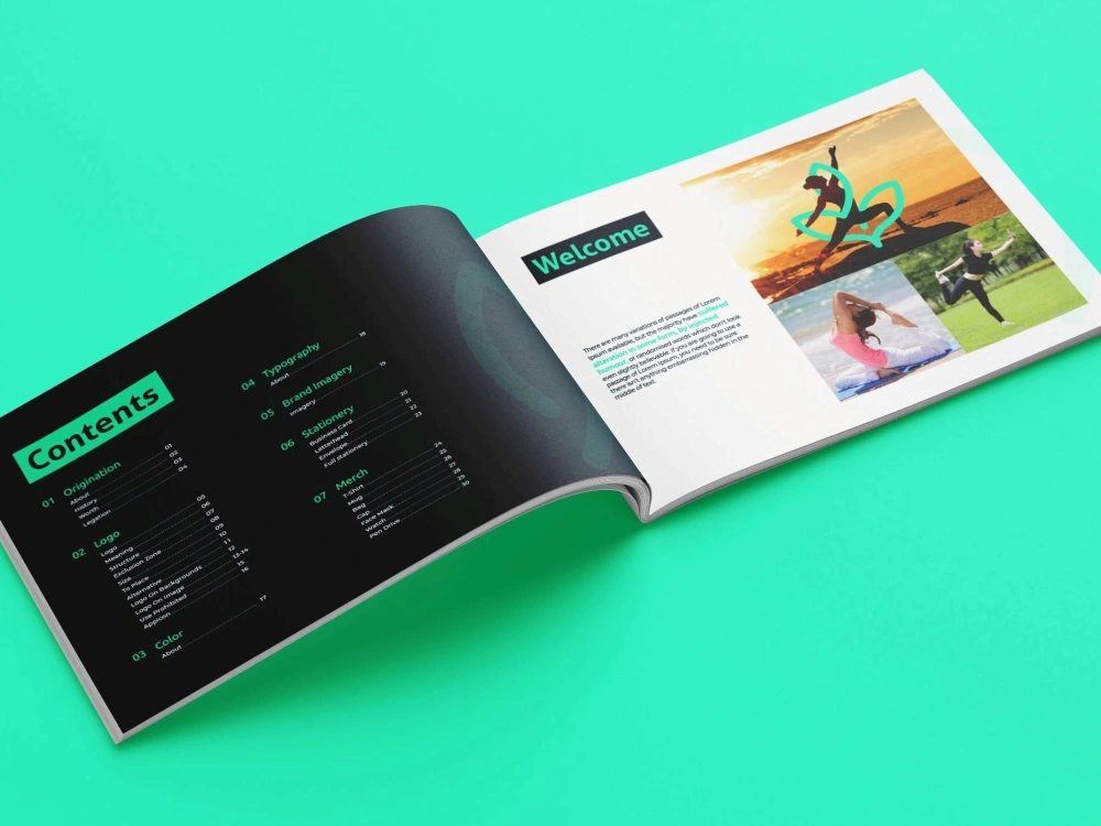 Modern brand identity guidelines/brand style guidelines for your ...