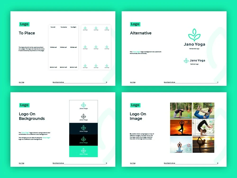 Modern brand identity guidelines/brand style guidelines for your ...