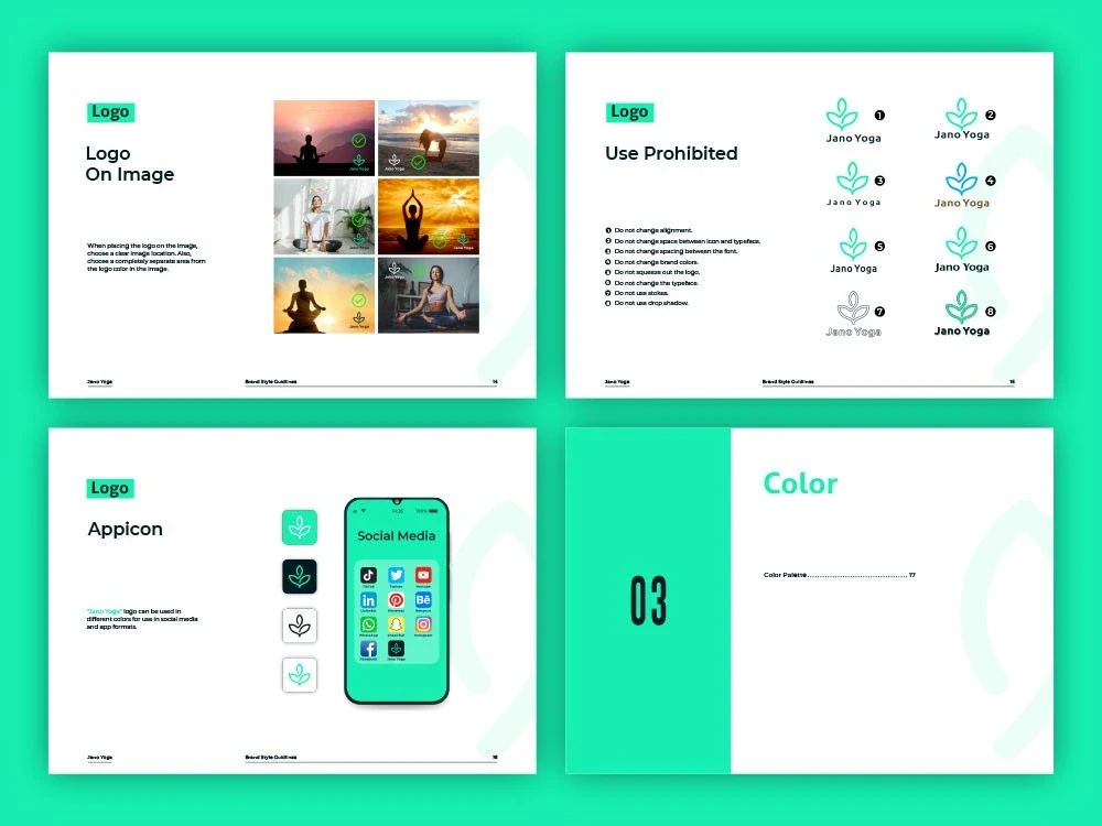 Modern brand identity guidelines/brand style guidelines for your ...
