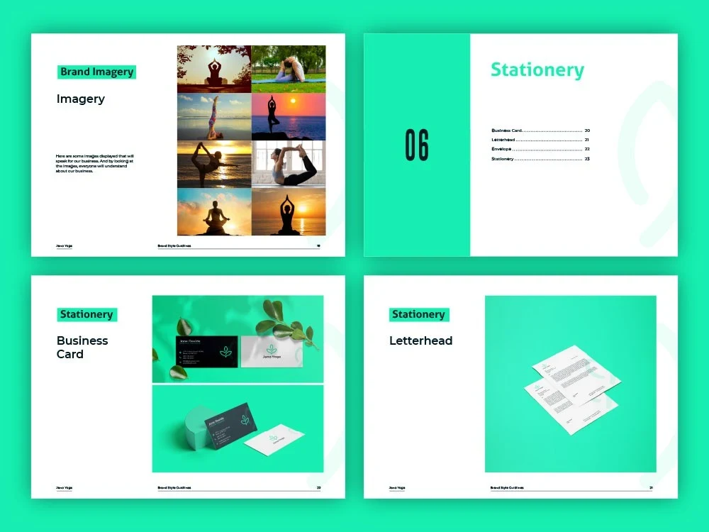 Modern brand identity guidelines/brand style guidelines for your ...