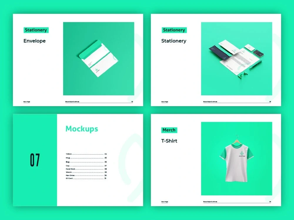 Modern brand identity guidelines/brand style guidelines for your ...