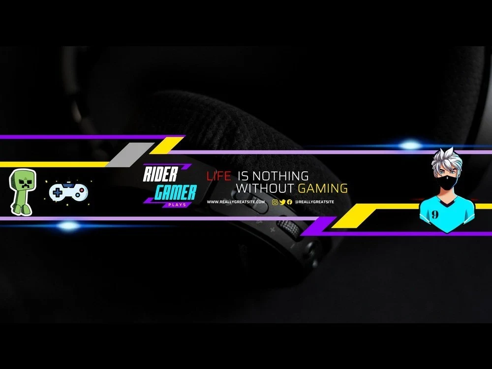 An fantastic youtube banner or logo for youtube | Upwork